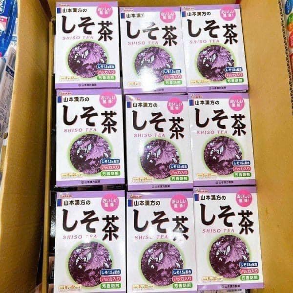 Trà Tía Tô Shiso Tea Yamakan Nhật Bản (8g x 22 gói) - TakaShop